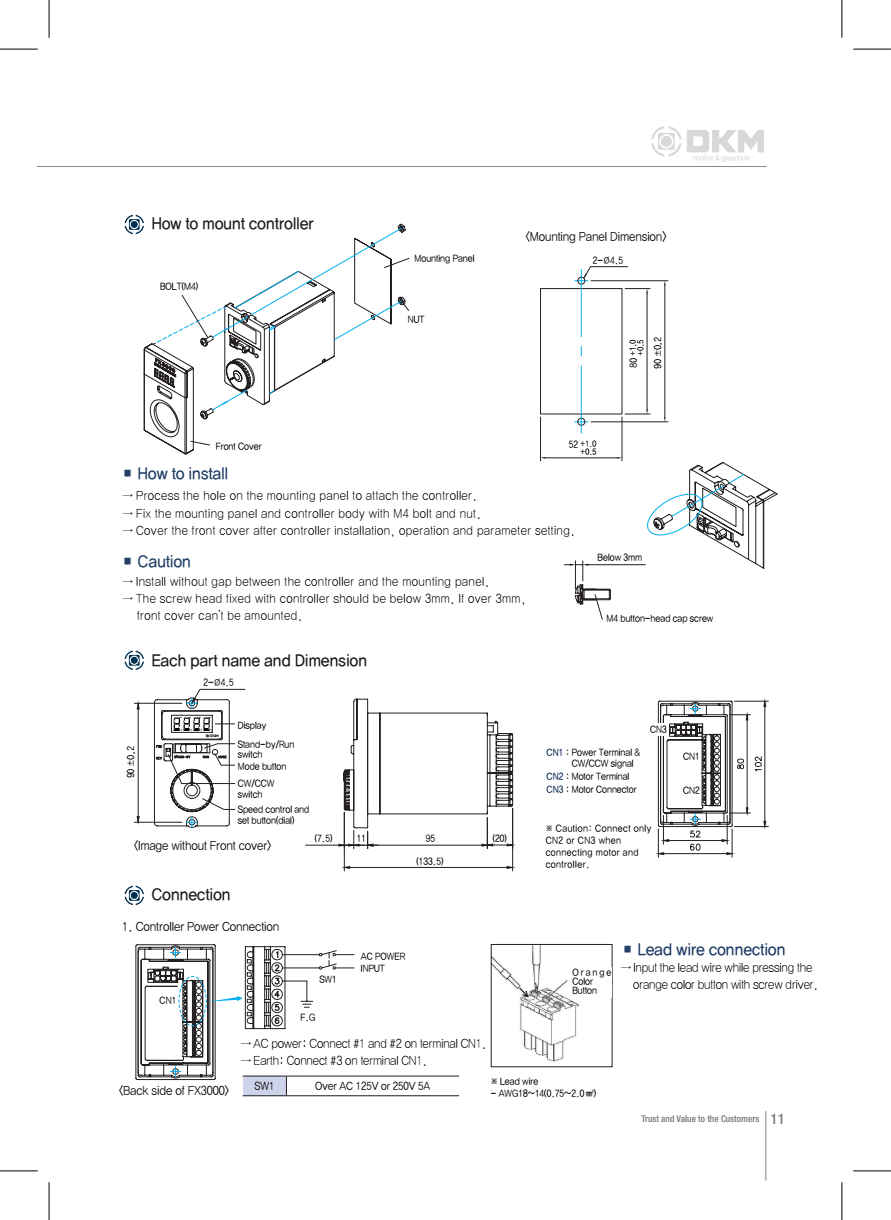 Bộ Điều Khiển DKM torque Motor - FX3000-006T